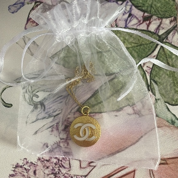 Jewelry | Chanel Button Necklace | Poshmark